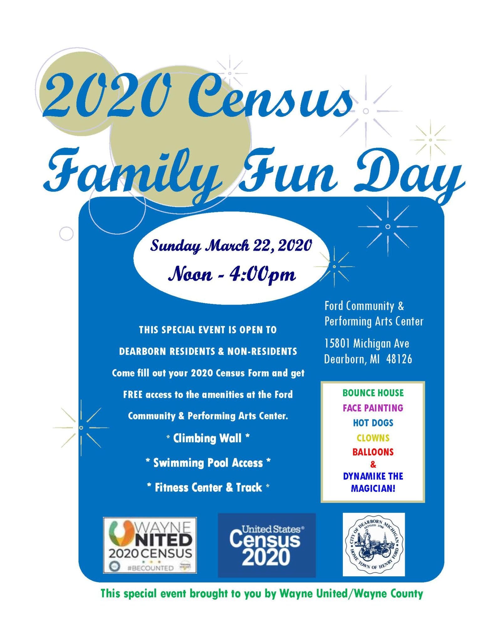 2020 Census Info from City of Dearborn | Bryant Middle School